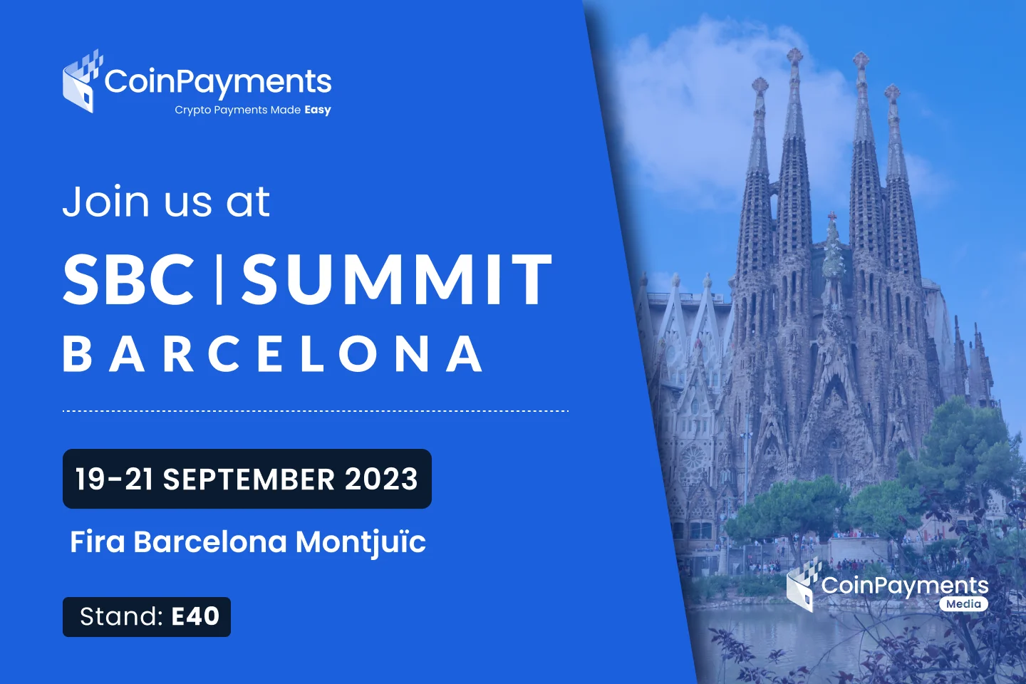 CoinPayments Ready For SBC Summit Barcelona 2023 | CoinPayments Media